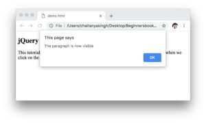jQuery slideDown()