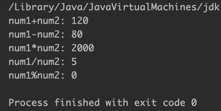 Operators In Java With Examples